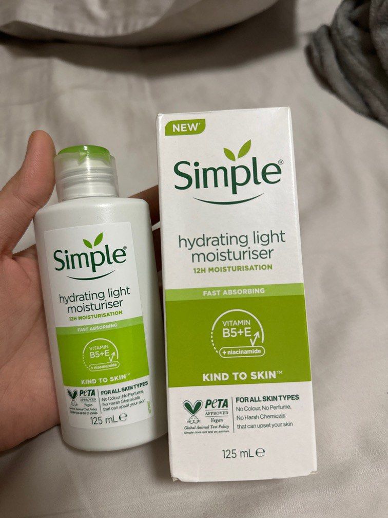 Simple hydrating light moisturiser, Beauty & Personal Care, Face, Face ...