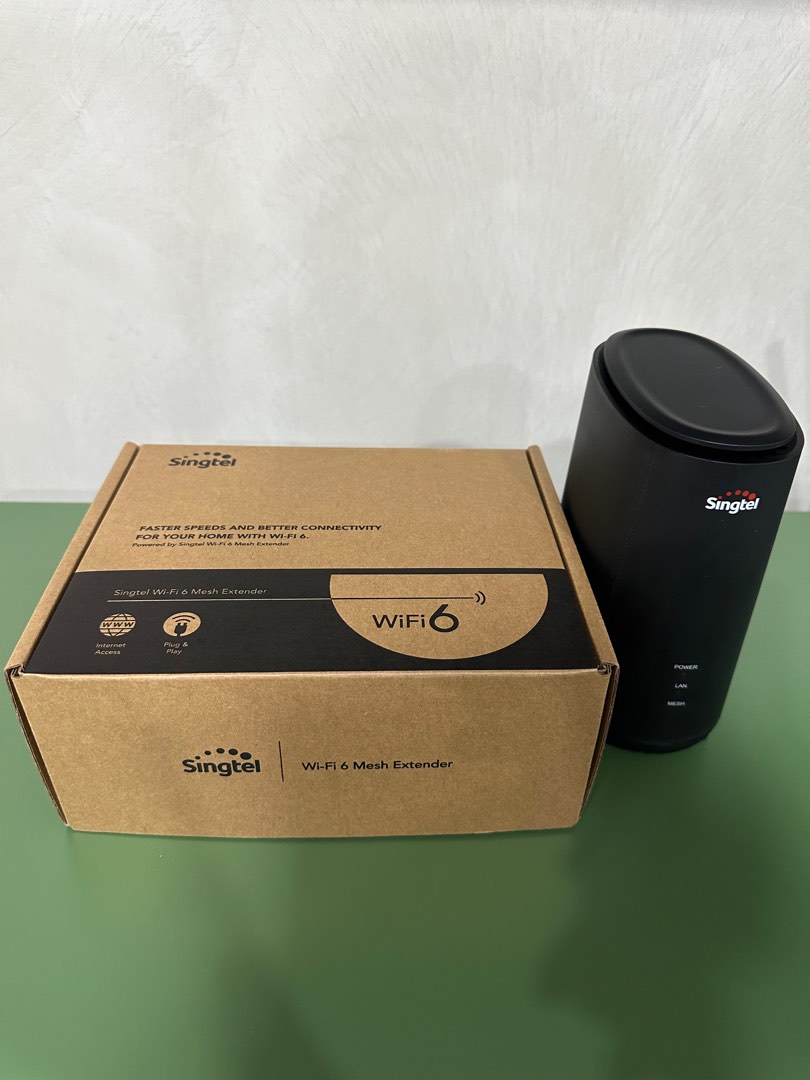 Singtel mesh extender wifi 6 askey, Computers & Tech, Parts ...