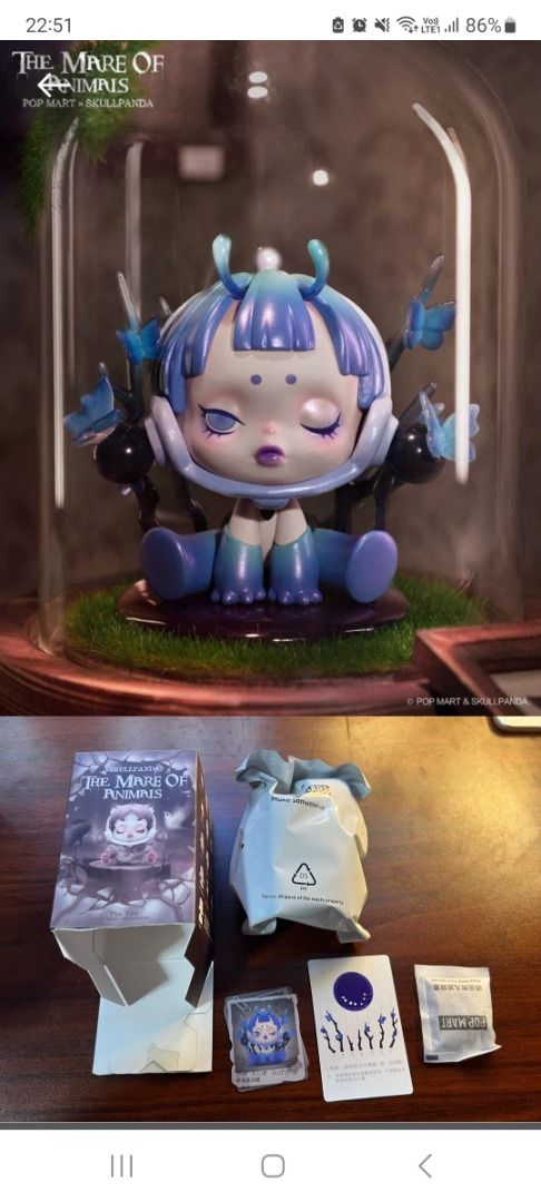 Skullpanda - The Mare of Animals - The Blue Morpho, Hobbies & Toys ...