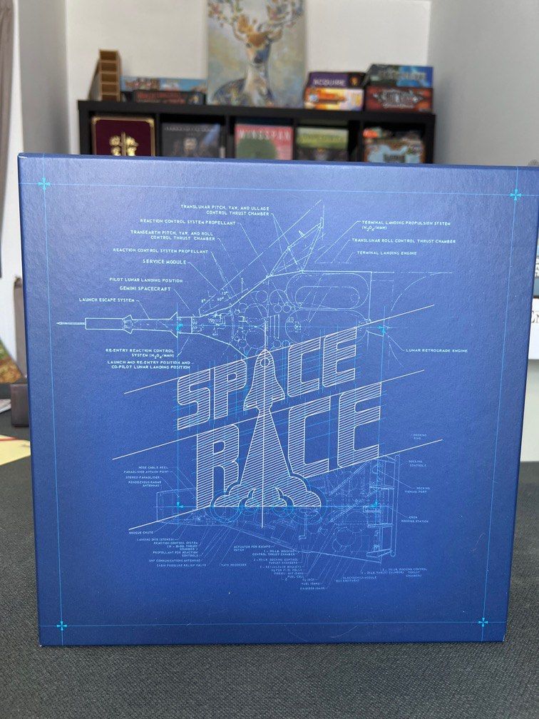 Space Race board game, Hobbies & Toys, Toys & Games on Carousell