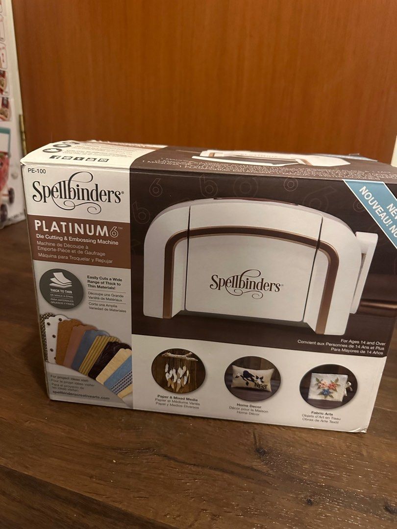 Spellbinders Premium 6 Die Cut Machine, Hobbies & Toys, Stationery ...