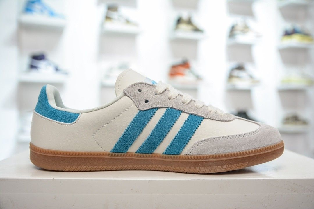 Sporty & Rich x Adidas Samba OG “Cream Blue” (2023) IE7096, Men's ...