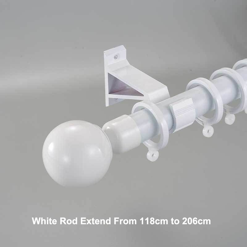 Stainless Steel Extendable Curtain Rod Curtain Track SG Ready Stock ...