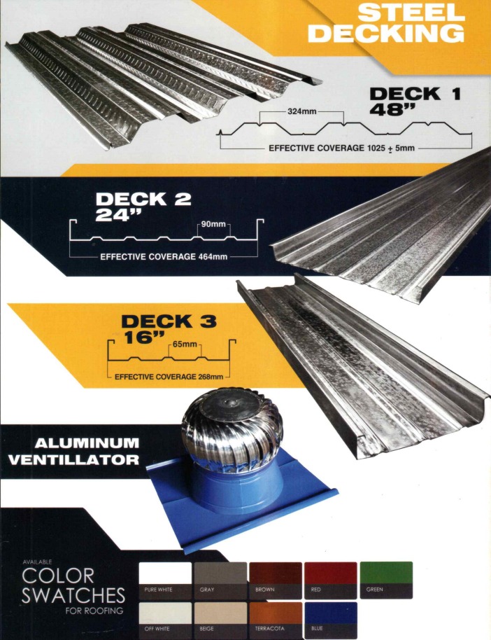 STEEL DECKING / METAL DECK / FLAT&WEB DECK on Carousell