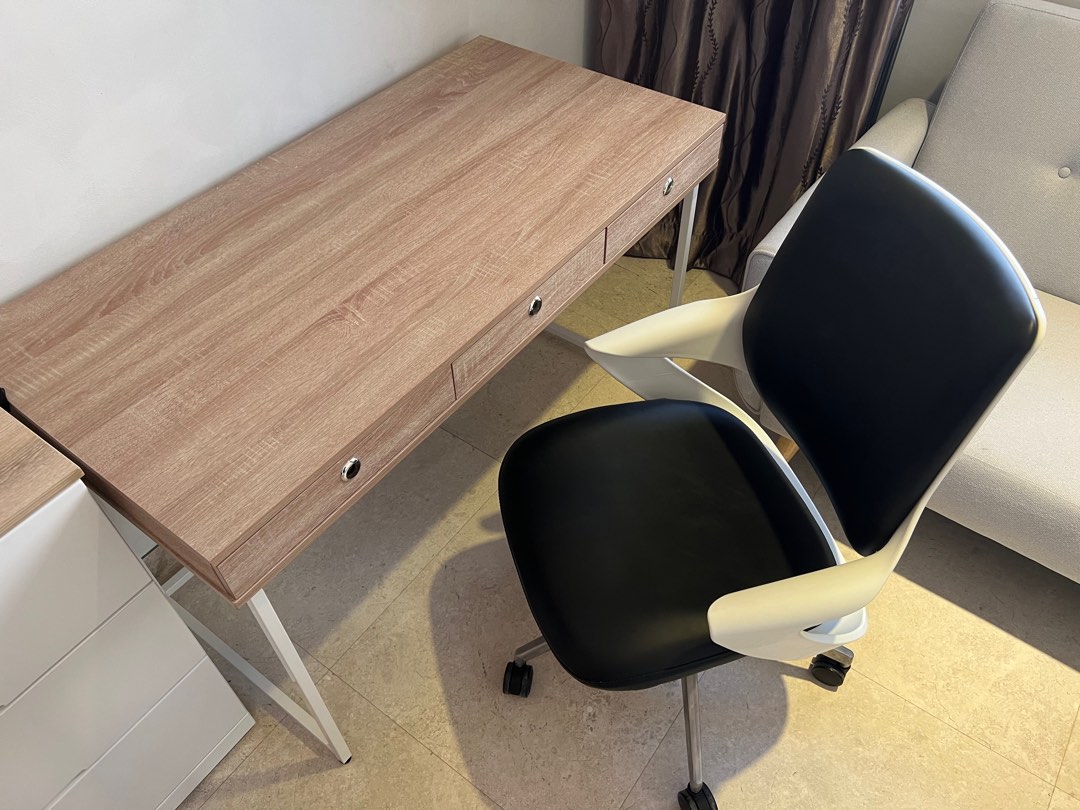 Study table and chair, Furniture & Home Living, Furniture, Tables ...