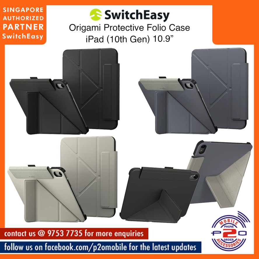 SwitchEasy Origami Protective Folio case for iPad (10th Gen) 10.9 ...
