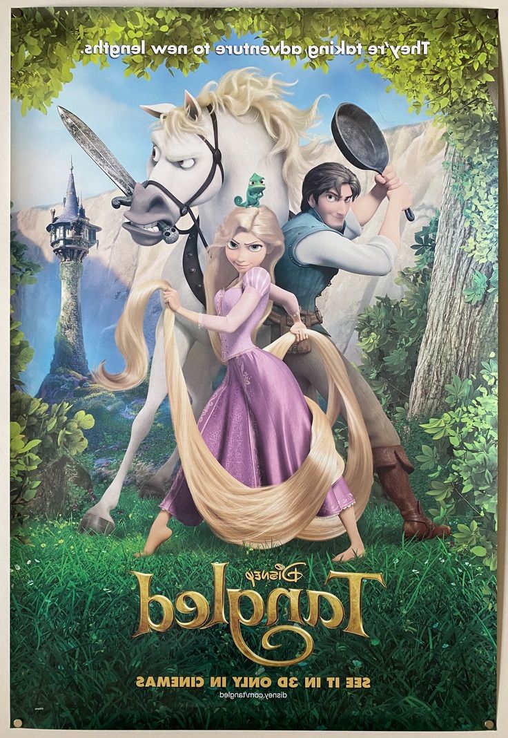Tangled Original DS Movie Poster 27x40 Final, Hobbies & Toys ...