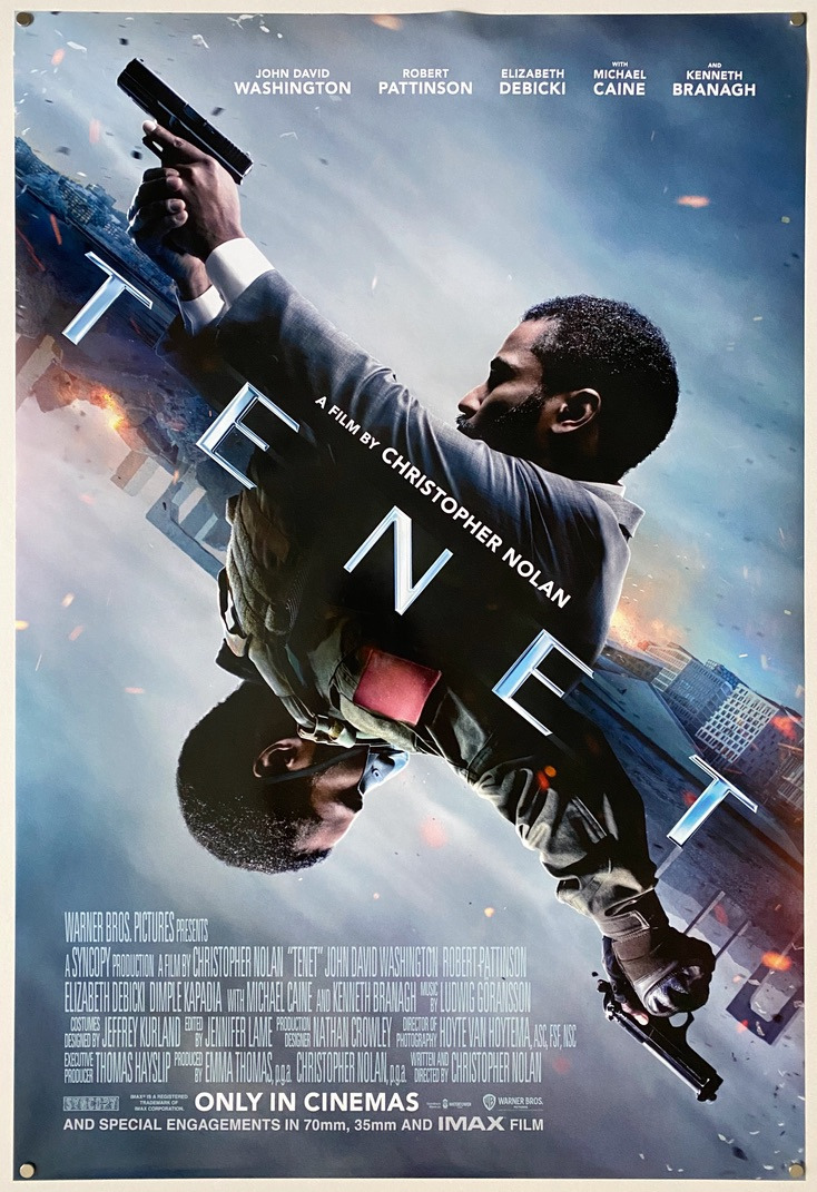 Tenet Original DS Movie Poster 27x40 Final B, Hobbies & Toys ...