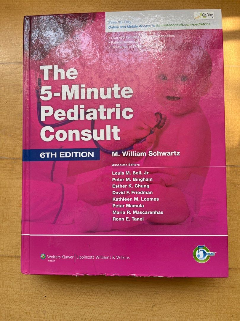 The 5-Minute Pediatric Consult hardcover textbook, Hobbies & Toys ...