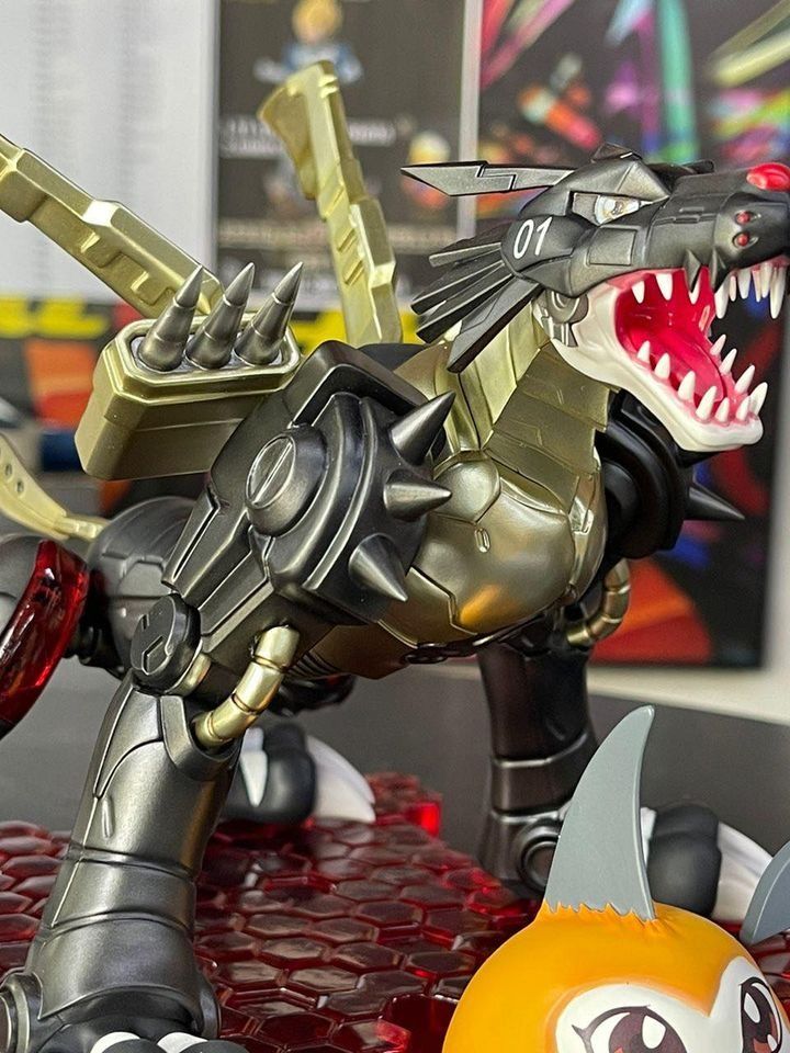T-Rex Studio - Digimon Series - Metal Garurumon, Hobbies & Toys, Toys ...