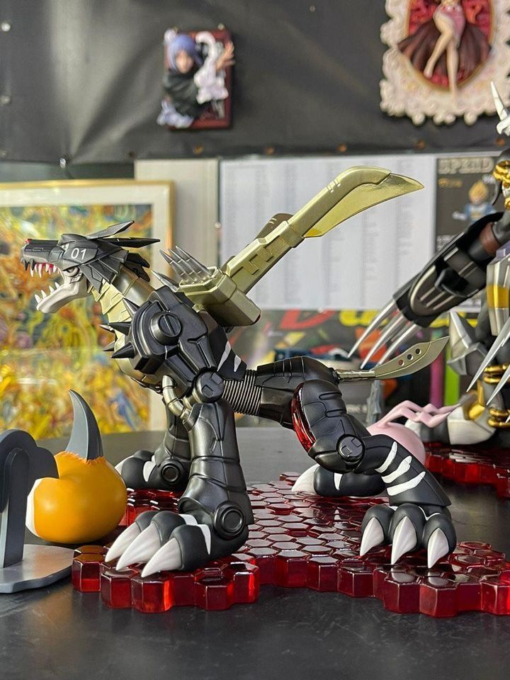 T-Rex Studio - Digimon Series - Metal Garurumon, Hobbies & Toys, Toys ...