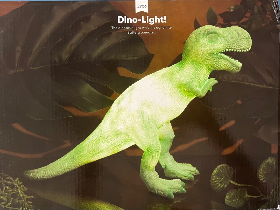 Typo Dinosaur Lamp Dino-Light T-rex, Furniture & Home Living, Lighting ...