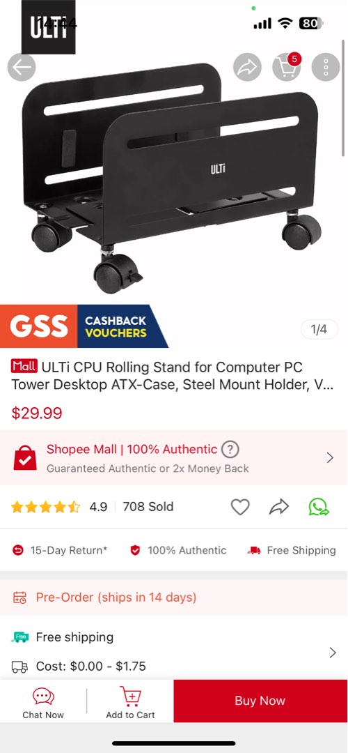 Ulti cpu stand, Computers & Tech, Parts & Accessories, Other ...