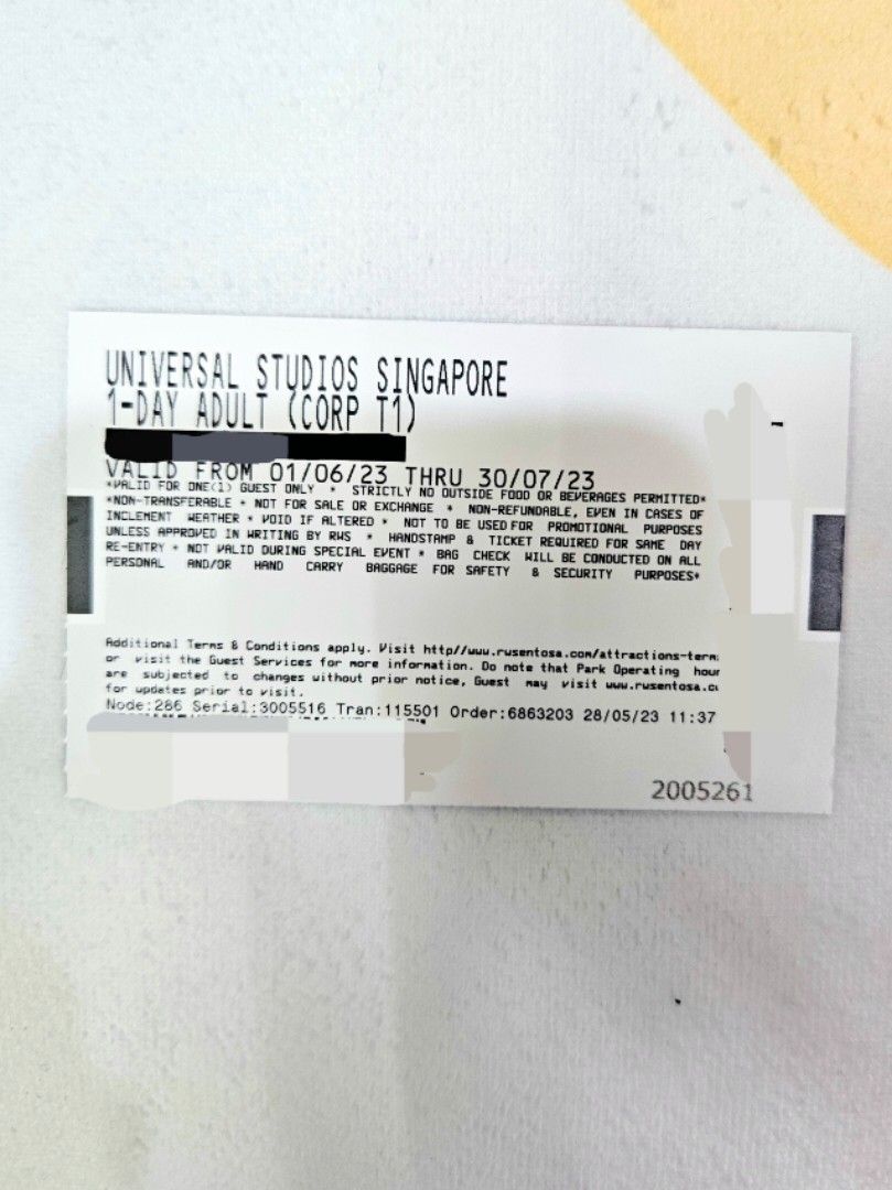 Universal Studios Singapore (USS) Adult ticket, Tickets & Vouchers ...