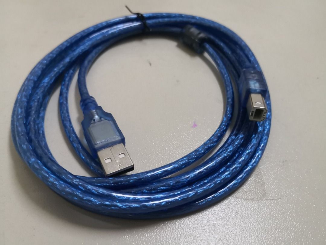 USB 2.0 Printer Cable (28awg+24awg gauge), Computers & Tech, Parts ...