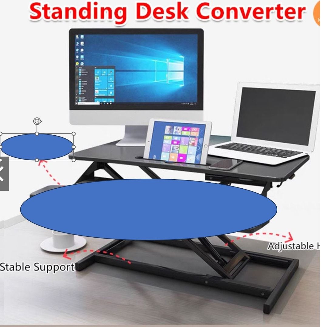 Used Ergonomic Standing Desk Converter Lifting Laptop table Computer ...
