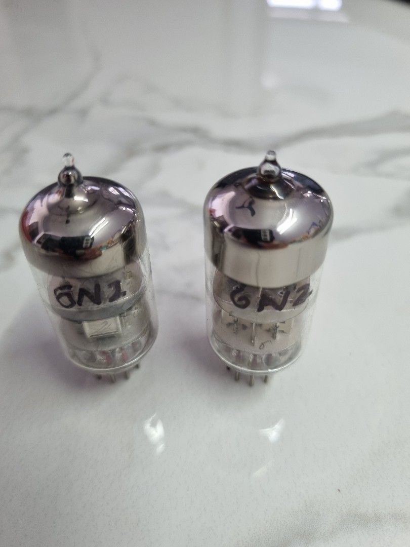 Vacuum Tube 6N2 x 2, Audio, Other Audio Equipment on Carousell
