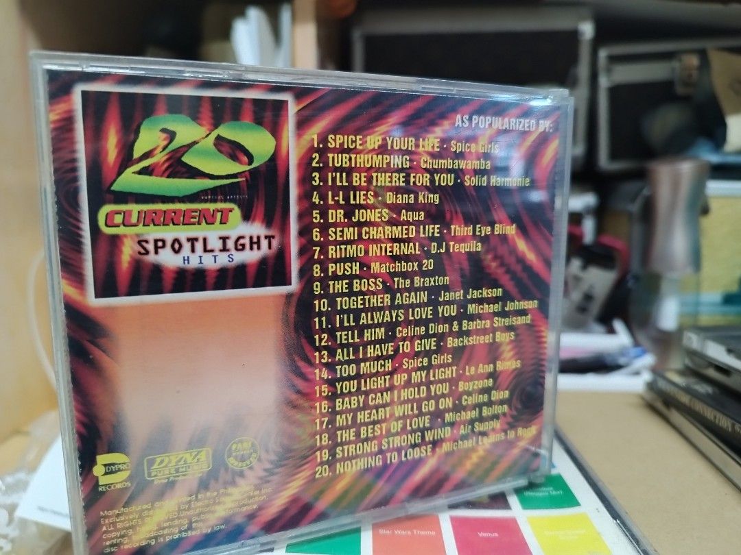 Various artist current hits - spice girls , third eye blind , matchbox ...