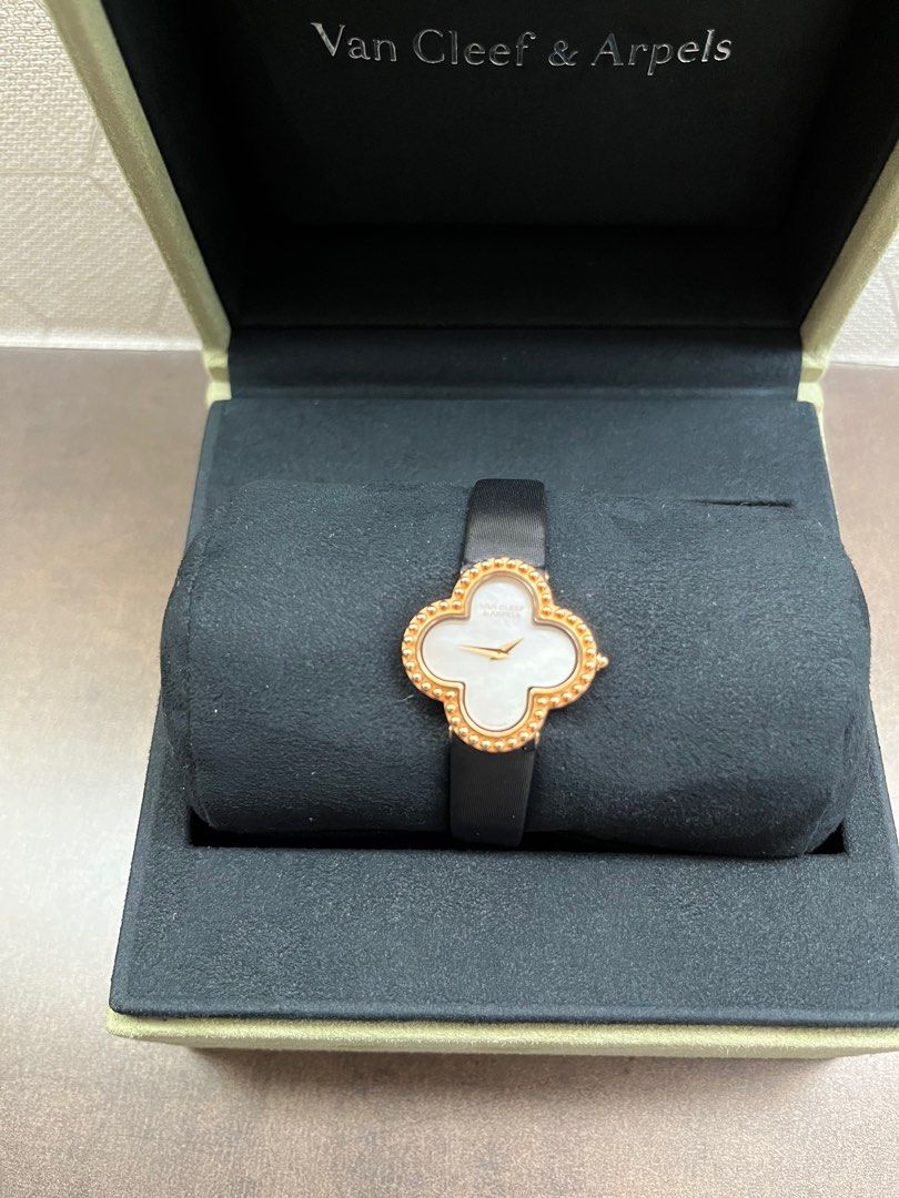 VCA Alhambra Mother of Pearl Watch, Luxury, Watches on Carousell