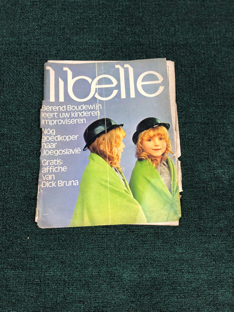 Vintage 1971 fesyen magazine Libelle, Hobbies & Toys, Books & Magazines ...