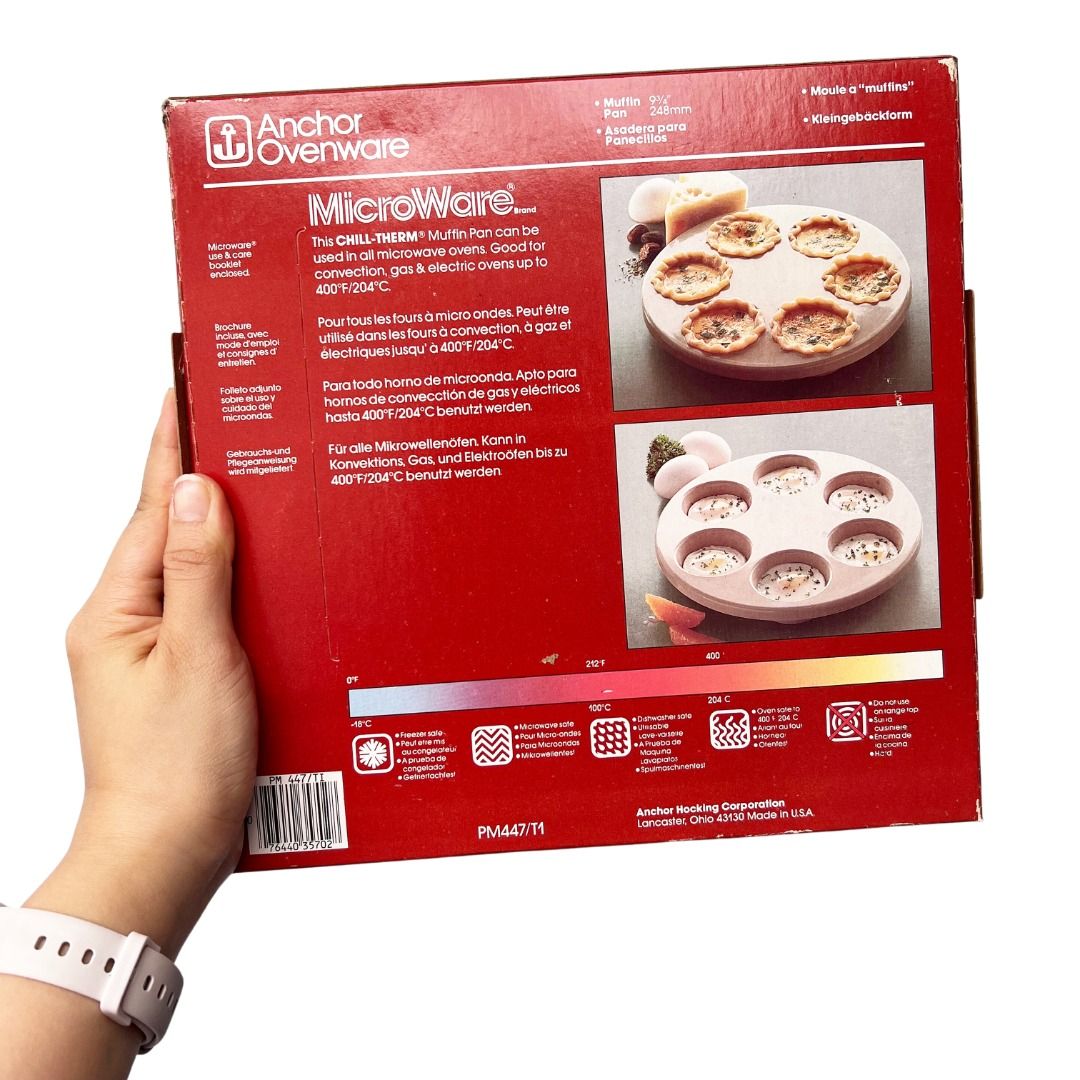 VINTAGE MICROWARE Microwave Muffin Pan on Carousell
