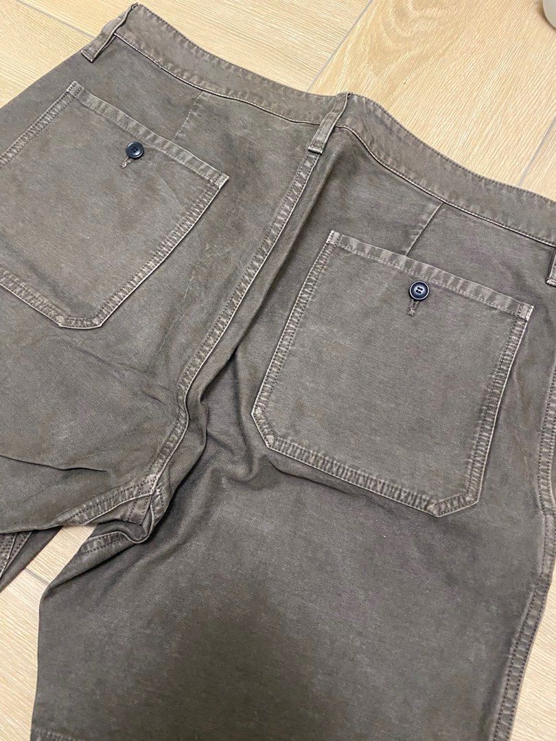 Visvim pastoral shorts Mud dye ICT, 名牌, 服裝 - Carousell