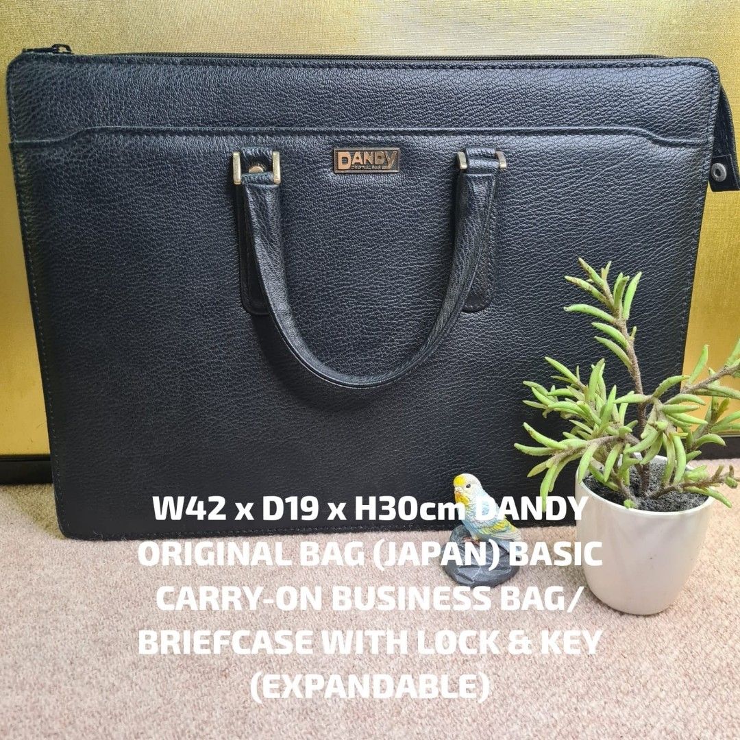 W42 x D19 x H30cm DANDY ORIGINAL BAG (JAPAN) BASIC CARRY-ON BUSINESS ...