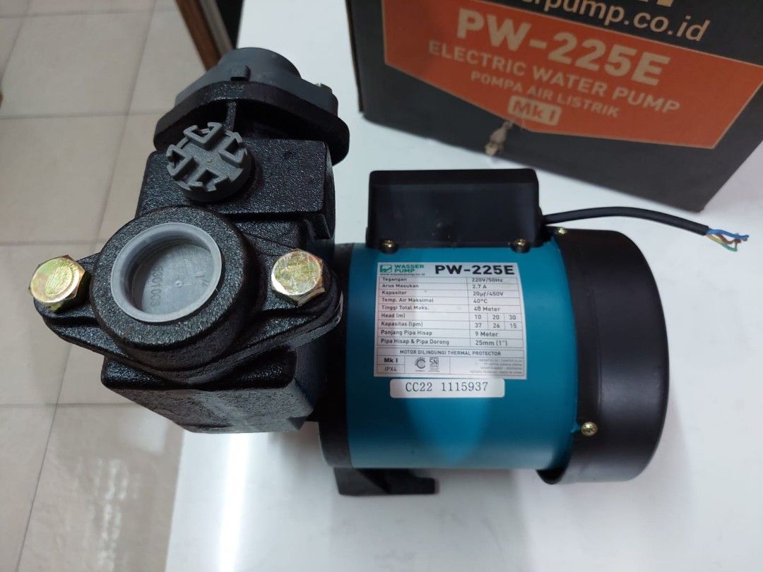 Wasser pump pw-225e pompa air, Elektronik, Lainnya di Carousell