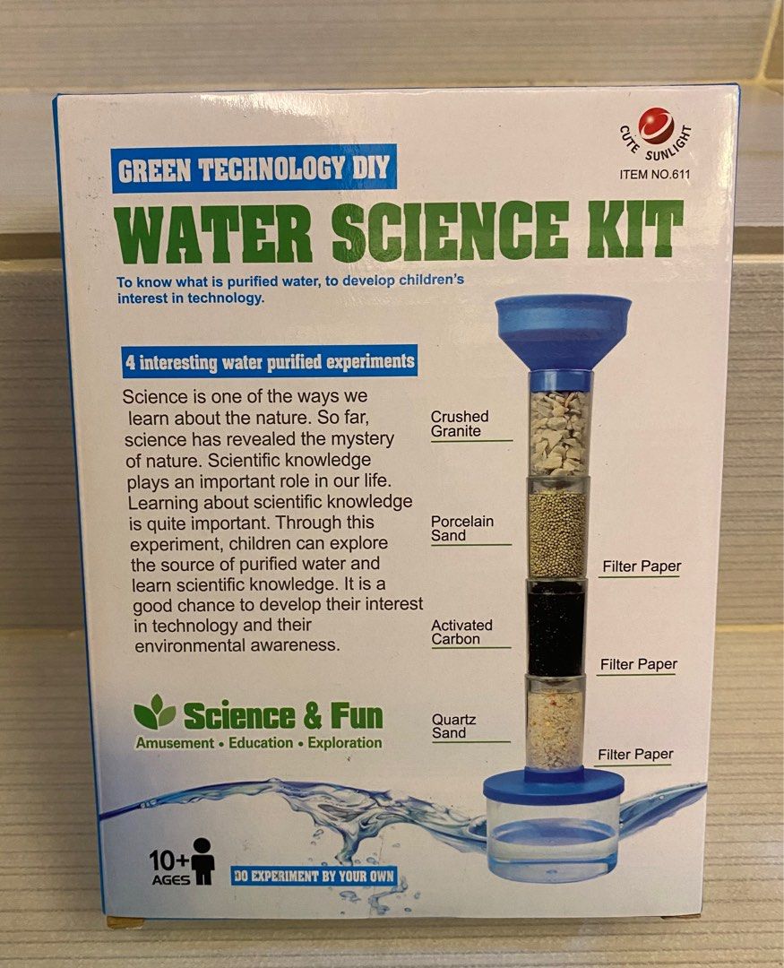 Water Science Kit, Hobbies & Toys, Toys & Games on Carousell