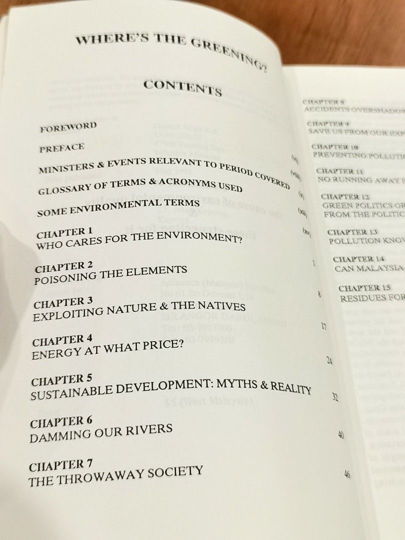 Where's The Greening Environment Conservation Book Malaysia By Gurmit ...