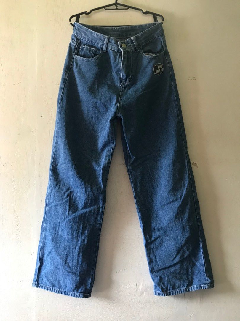 Wide leg Maong Pants on Carousell