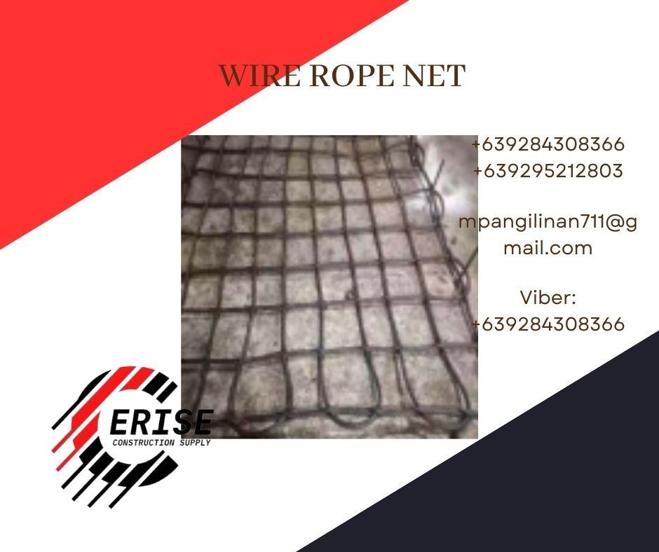 WIRE ROPE NET, Commercial & Industrial, Construction Tools & Equipment ...