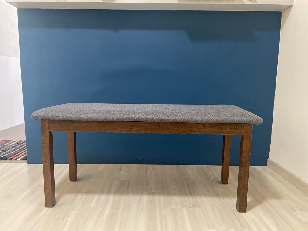 1m-Dining Wooden Bench, Furniture & Home Living, Furniture, Chairs on ...