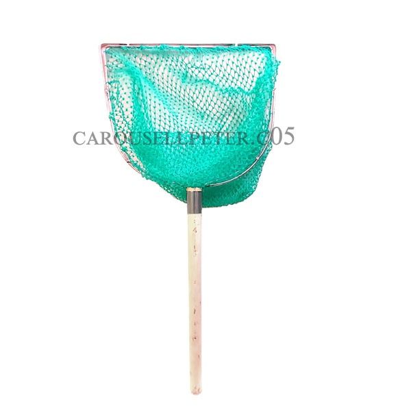 Wooden handle fishing net 木柄 魚網 撈箕 撈魚網 裝飾 道具 陳列 #MTRyl, 運動產品, 釣魚 ...