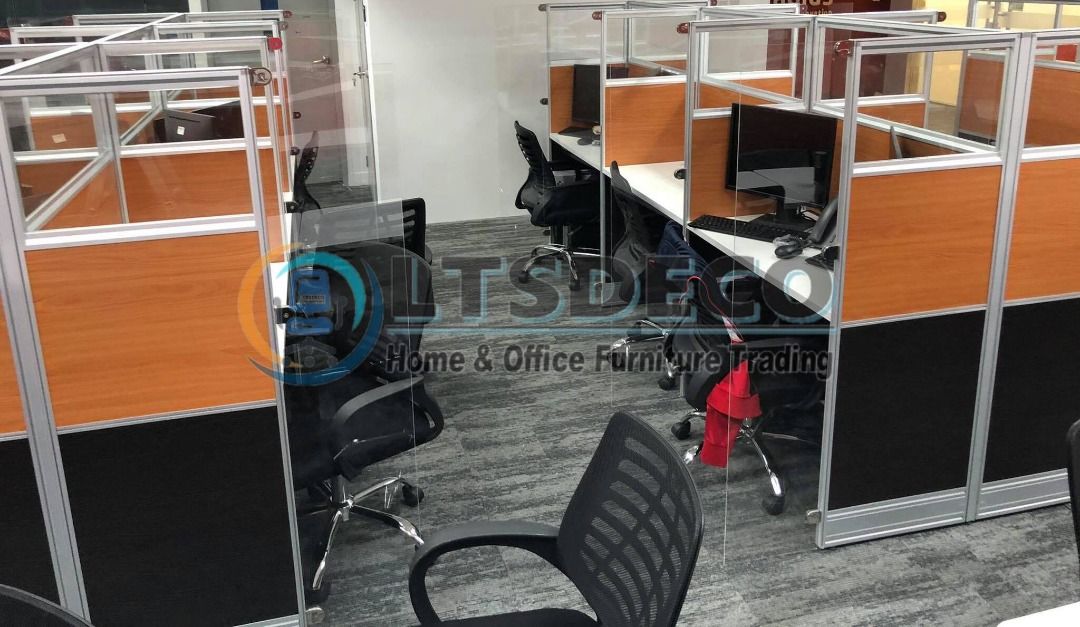 WORKSTATION TABLE OFFICE PARTITON FISH BONE OFFICE TABLE FURNITURE on ...