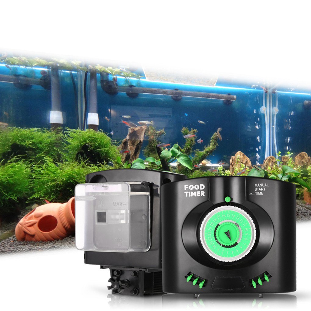 WT-180A Automatic Aquarium Tank Automatic Fish Feeder Timer Food ...