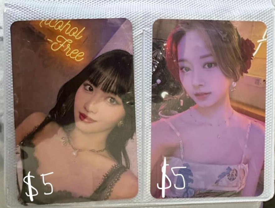WTS / LFB TWICE READY TO BE & taste of love pcs mina, unit, tzuyu ...