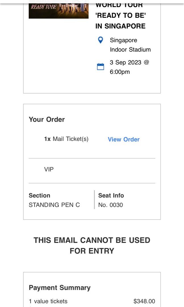[WTS] TWICE VIP CONCERT TICKET, Tickets & Vouchers, Event Tickets on ...