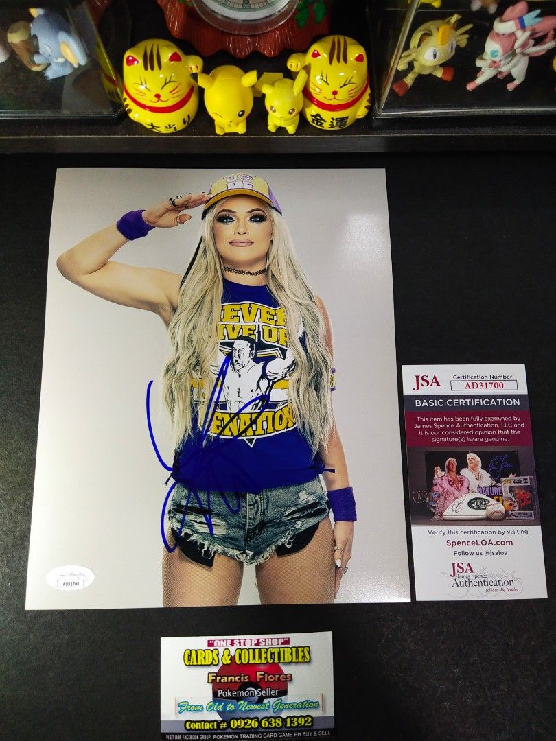 WWE / NXT / Wrestling - LIV MORGAN (JOHN CENA COSPLAY) JSA CERTIFIED ...