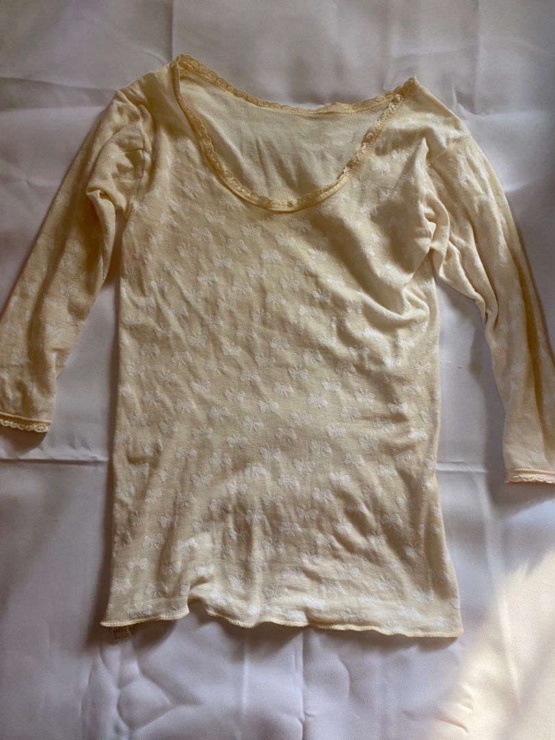 Y2k Mesh Sheer Long Sleeve On Carousell
