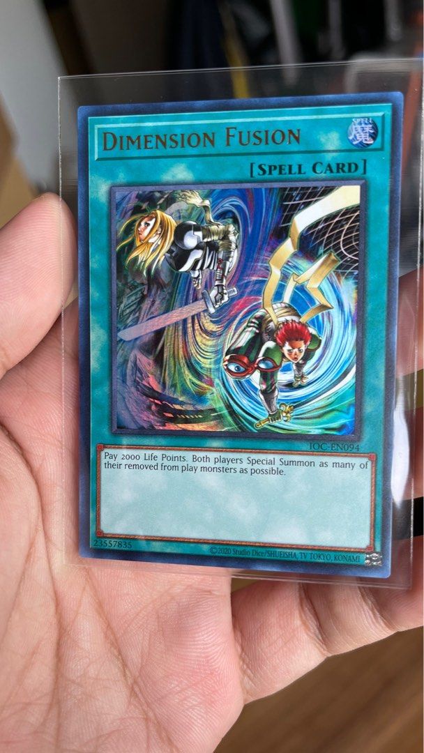Yugioh - dimension Fusion, Hobbies & Toys, Toys & Games on Carousell