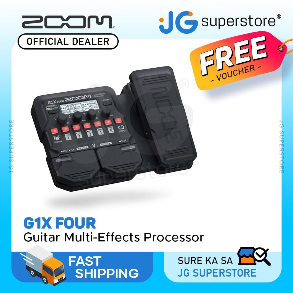 Zoom G1X Four Guitar Effects Processor with Built-In Expression Pedal | JG Superstore ...