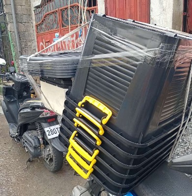 143L BIG BLACK STORAGE BOXES - To Marcos HWY Cainta Rizal, Furniture ...