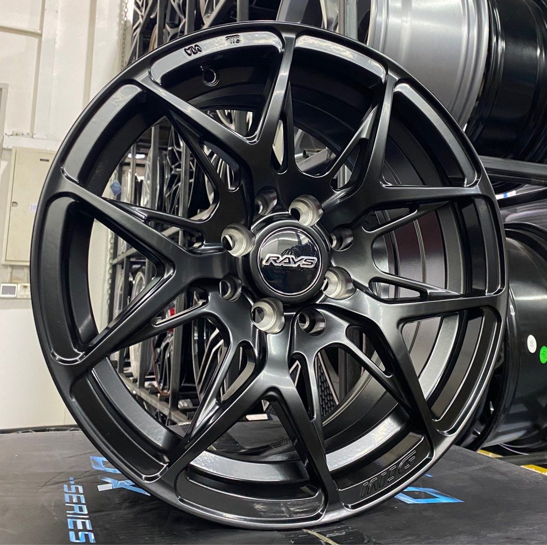 15" Rays Design Sport Rim 4x100/114.3, Car Accessories, Tyres & Rims on ...