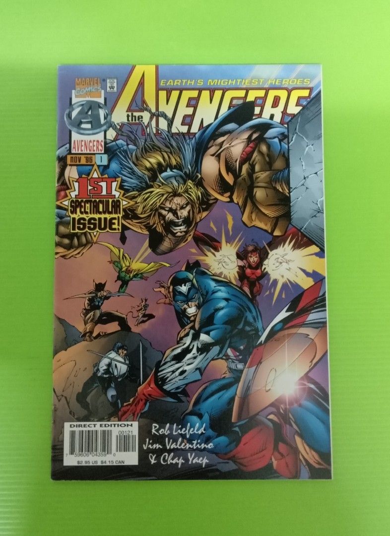 1st issue ! The Avengers #1 ( Chap Yaep - Cover Art ) Marvel Comics ...