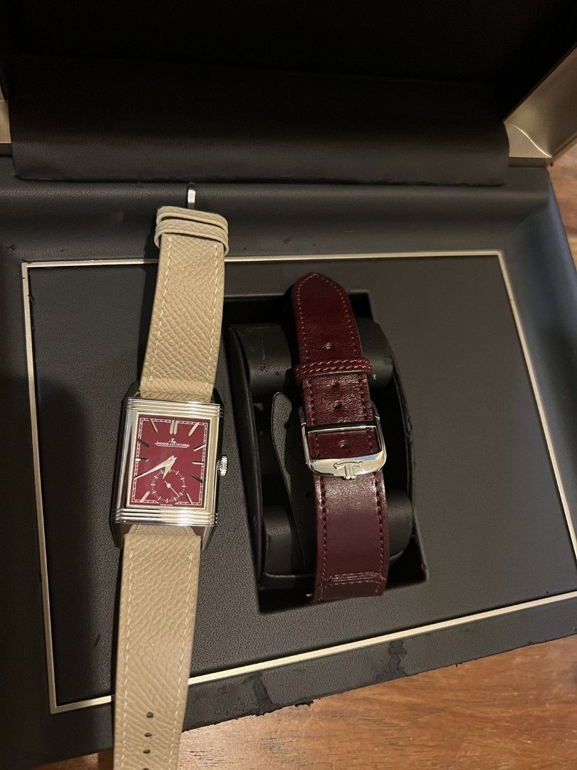 2021 Jaeger Lecoultre Reverso Burgundy Dial On Carousell