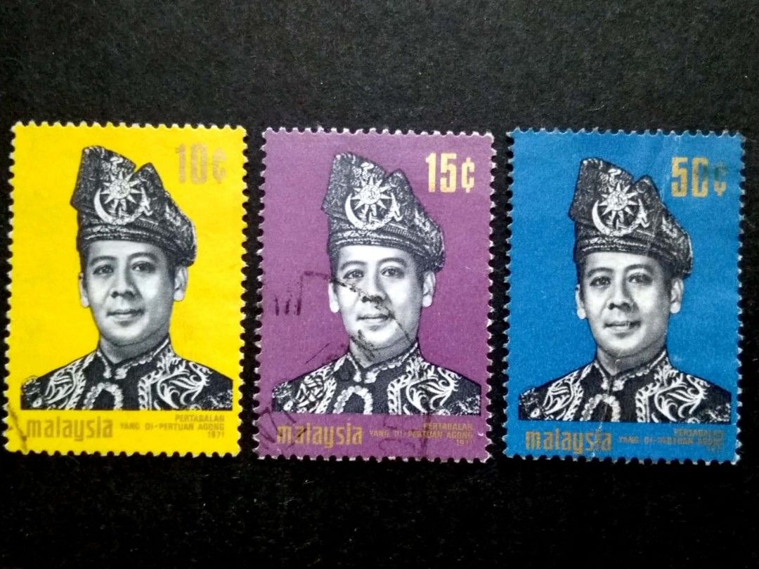 [2265] Malaysia 1971 Installation Of YDP Agong Complete Set - 3v Used ...