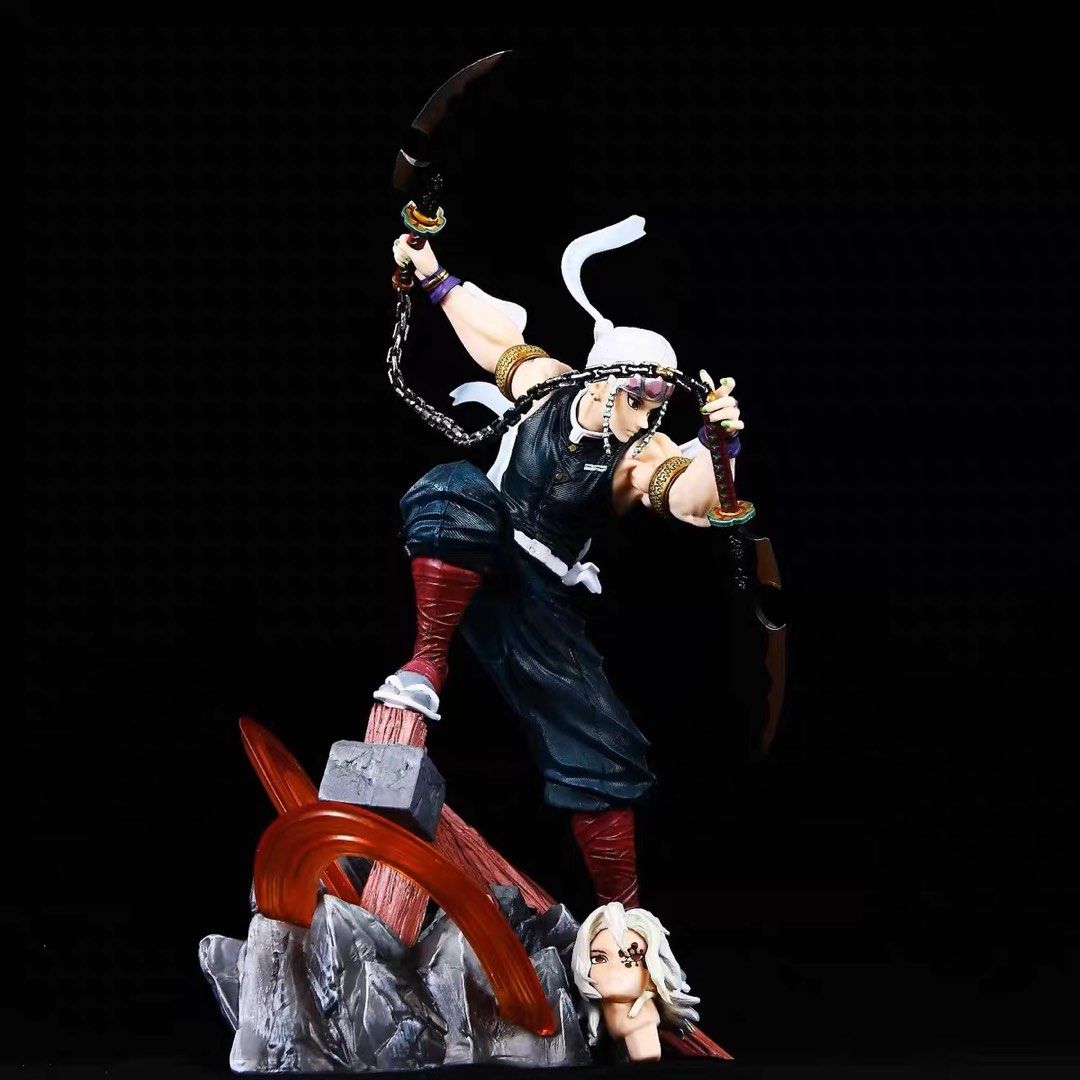 27CM Demon Slayer Sound Hashira Tengen Uzui Figure, Hobbies & Toys ...