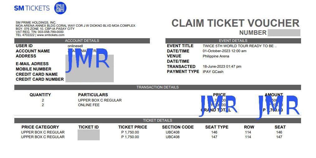 2pcs DAY 2 UBC REG TWICE RTB, Tickets & Vouchers, Event Tickets on ...