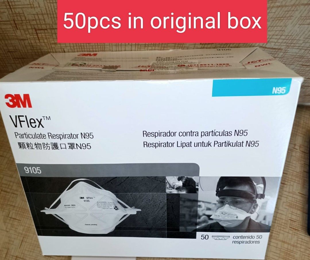 3M 9105 / 9105S N95 Mask, Health & Nutrition, Face Masks & Face Shields ...
